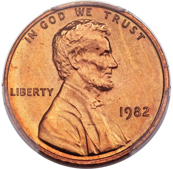 Item of the Week: Seven Circulating Varieties of ’82 Cents Exist ...