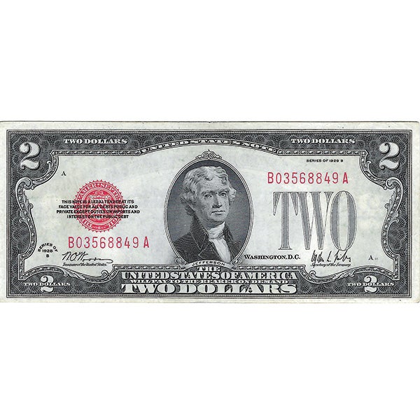 $1 and $2 Red Seals: Rare U.S. Notes with Big Collector Value ...