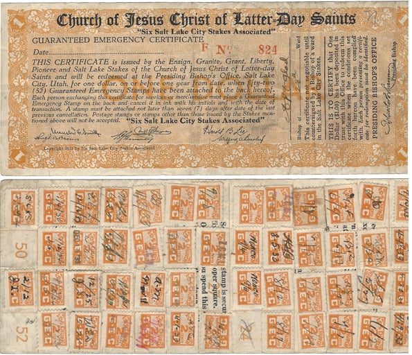 Mormon church issued money substitute scrip - Numismatic News