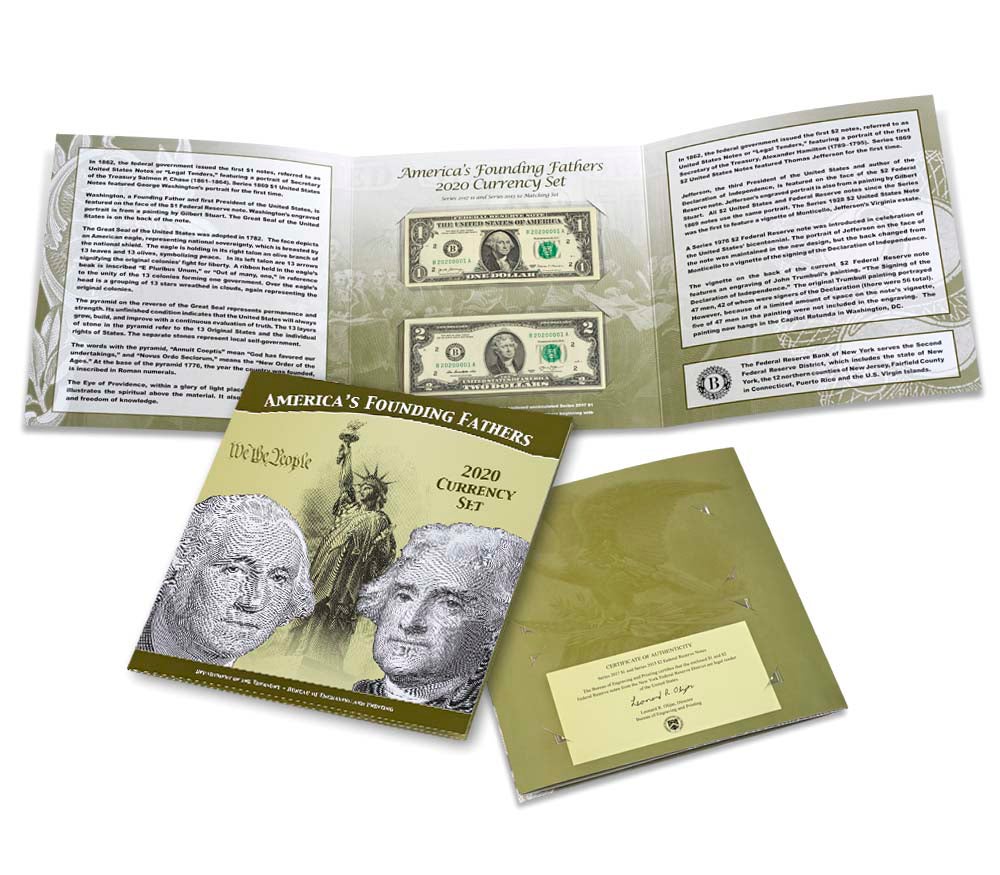 America's Founding Fathers 2020 Currency Set Sold Out - Numismatic News