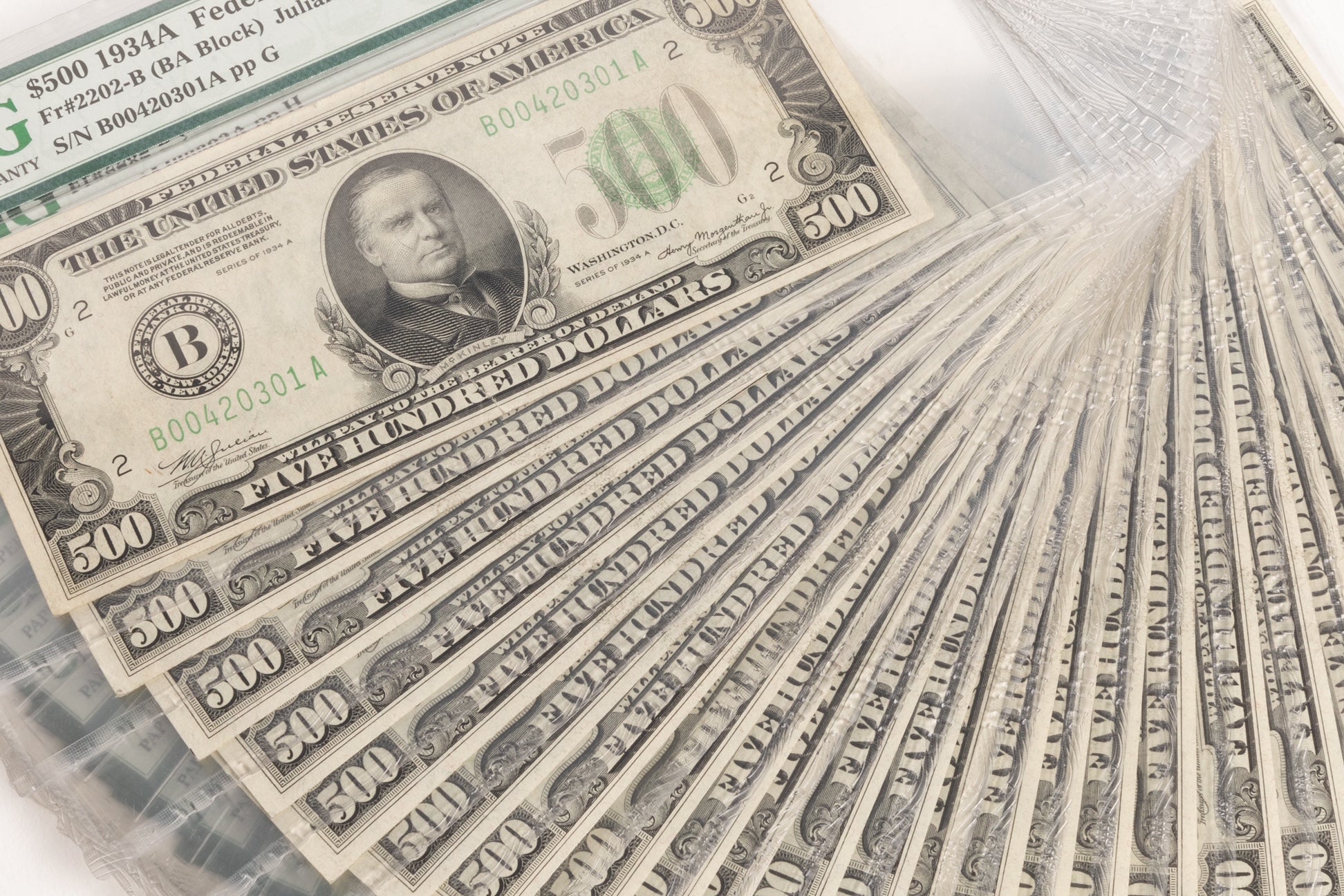 Pack of Series 1934A $500 Bank Notes Are Oldest-Surviving - Numismatic News