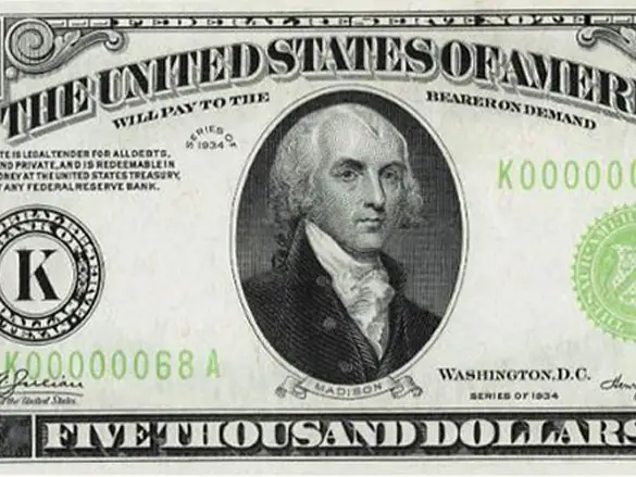 five thousand dollar