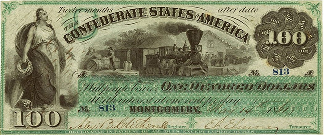 Rare Confederate Bank Notes Among Highlights Upcoming Auction ...